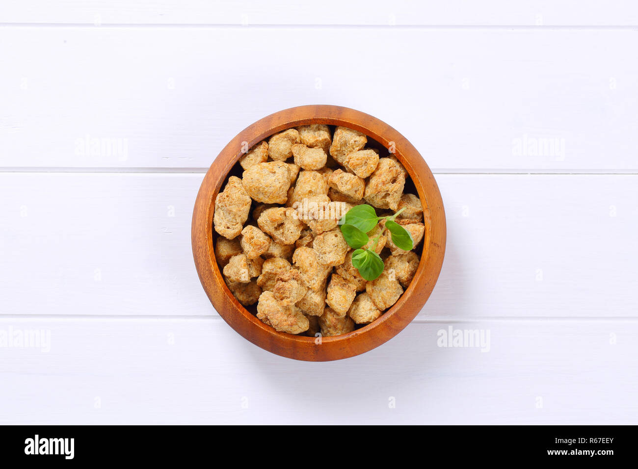 cubes of soy meat Stock Photo - Alamy