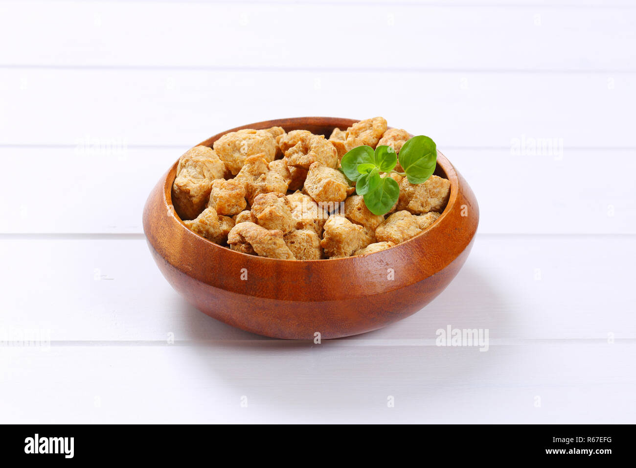 cubes of soy meat Stock Photo - Alamy