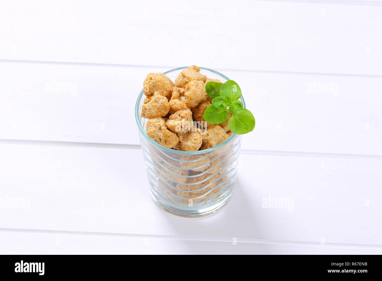cubes of soy meat Stock Photo - Alamy