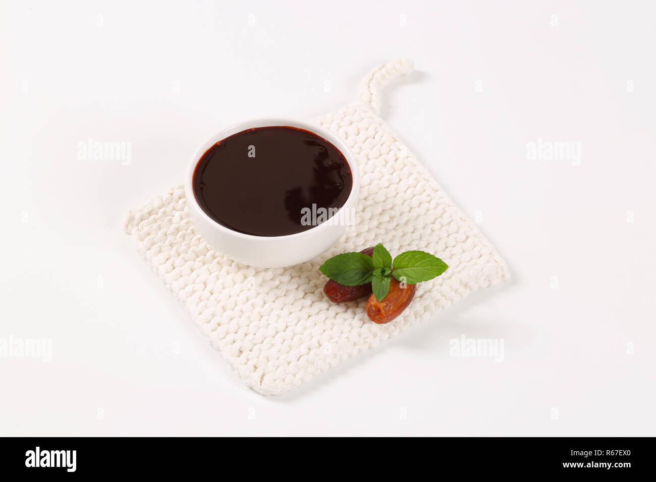 date syrup with dates Stock Photo - Alamy