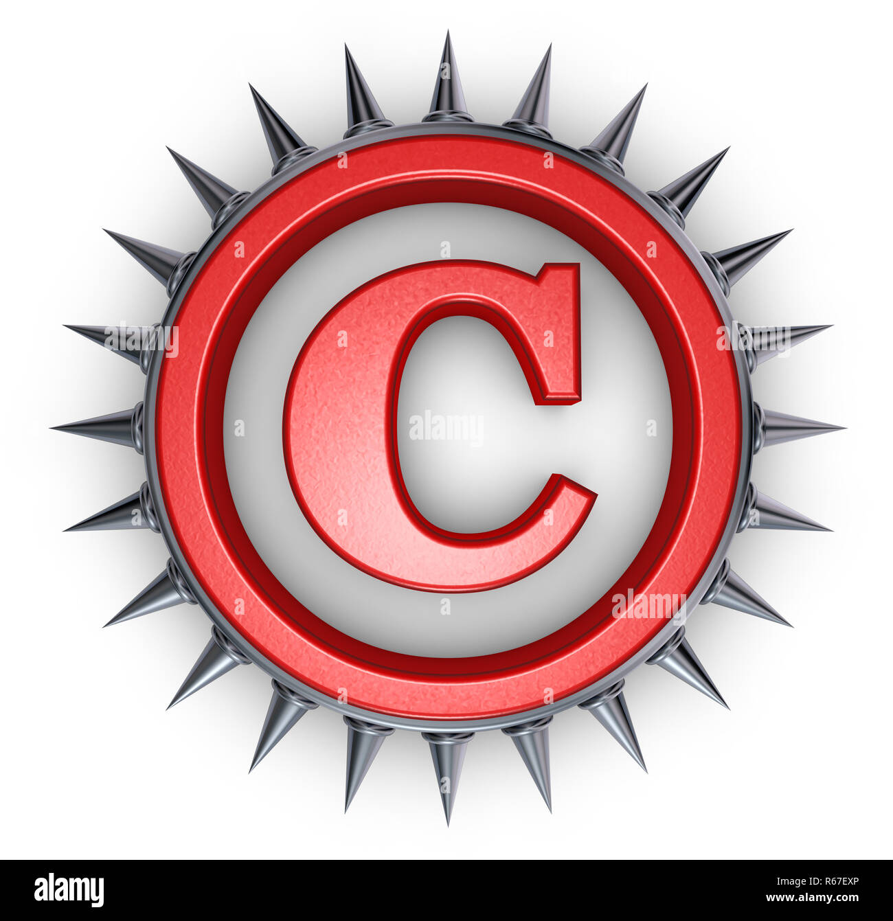 Copyright symbol trademark metal hi-res stock photography and images ...