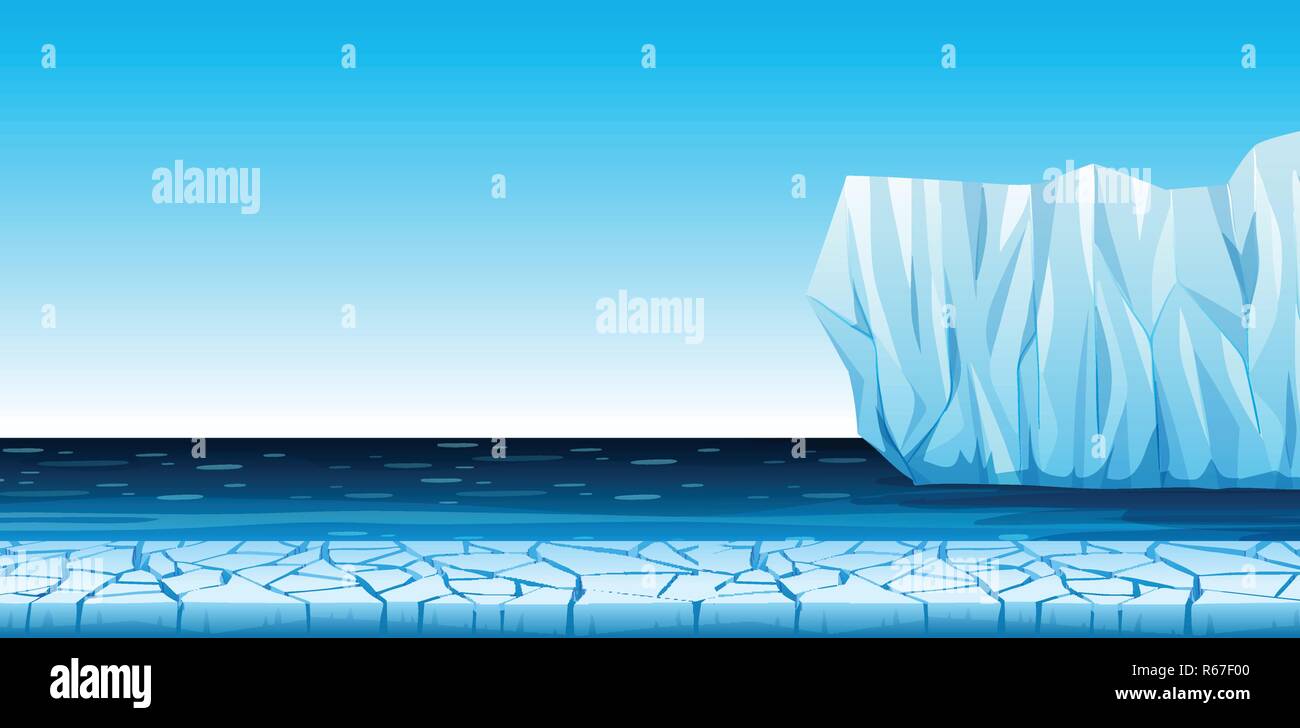 Cold winter landscapes snow Stock Vector Images - Alamy