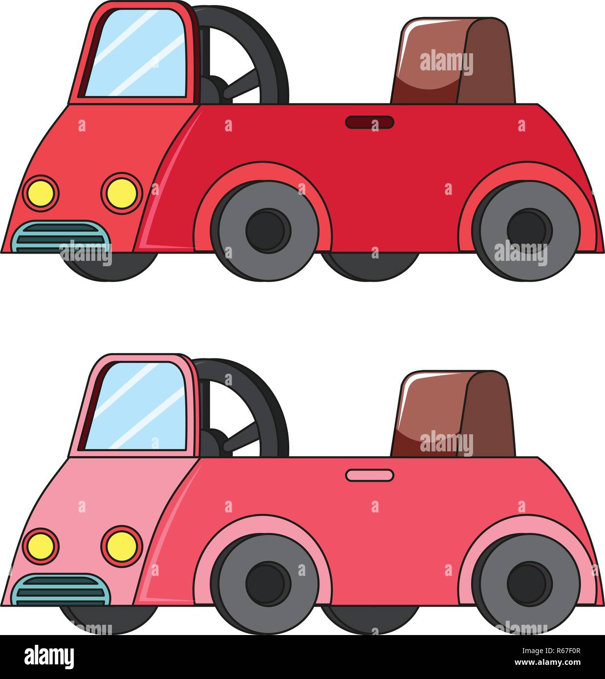 Set of kid car illustration Stock Vector Image & Art - Alamy