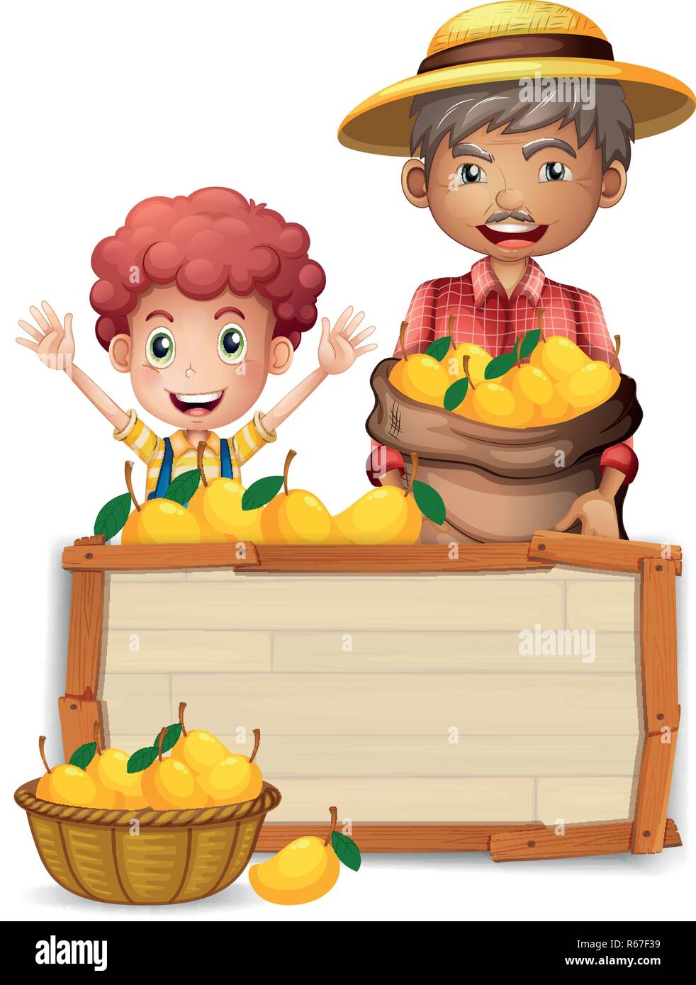 Mango boy Stock Vector Images - Alamy