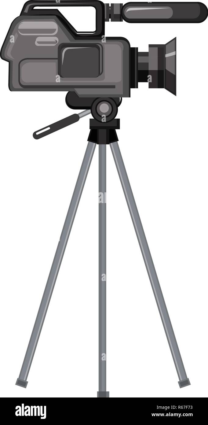 A professional video camera illustration Stock Vector Image & Art - Alamy