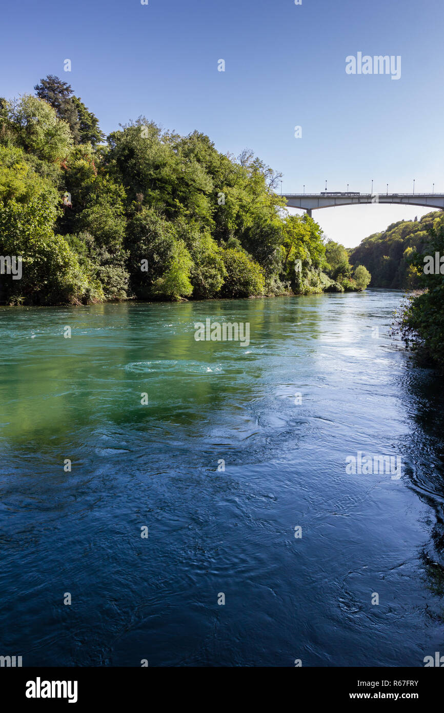 Road bridge across the river Stock Photo - Alamy