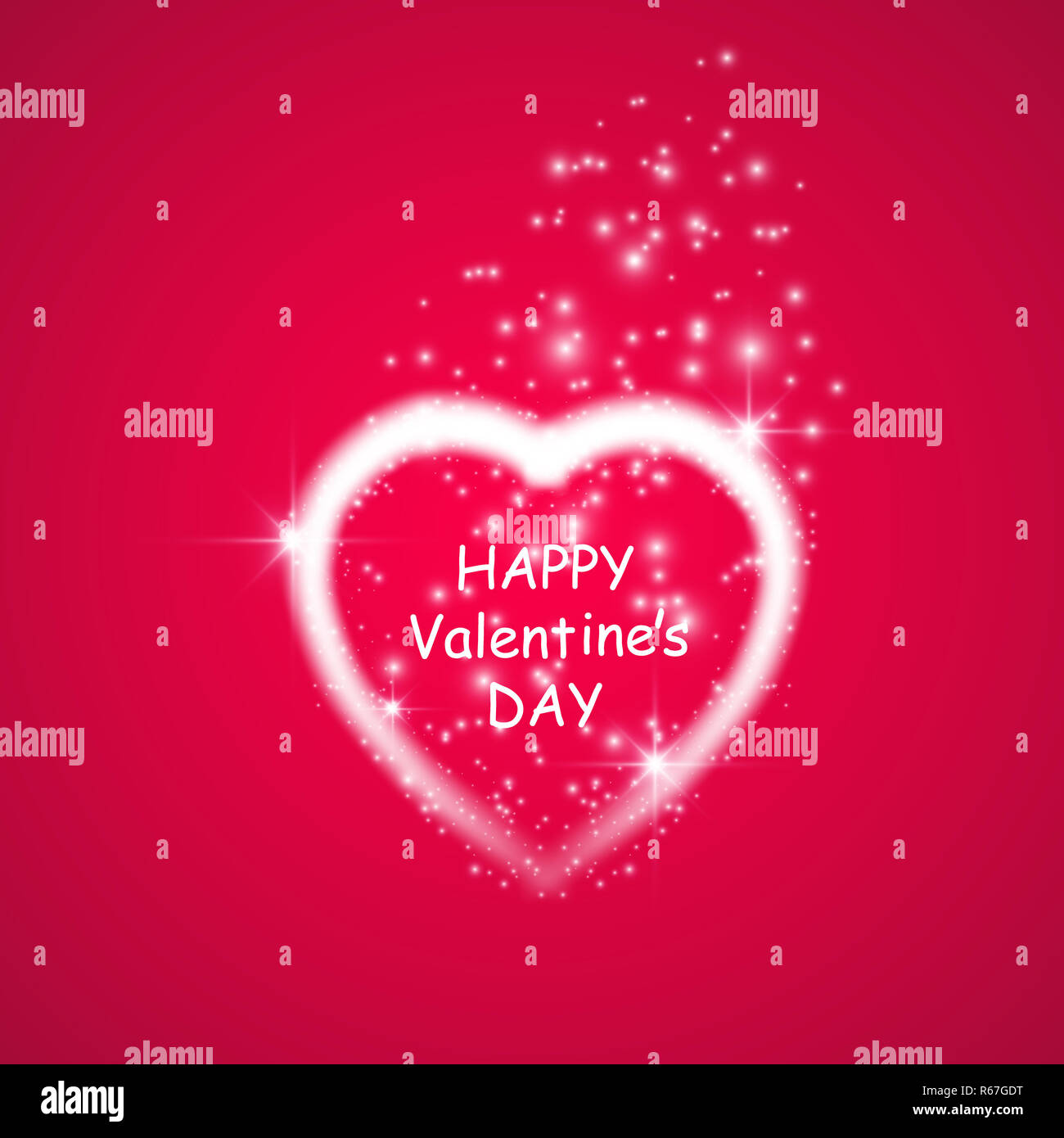 Happy Valentines Day greeting card. I Love You. 14 February. Holiday ...