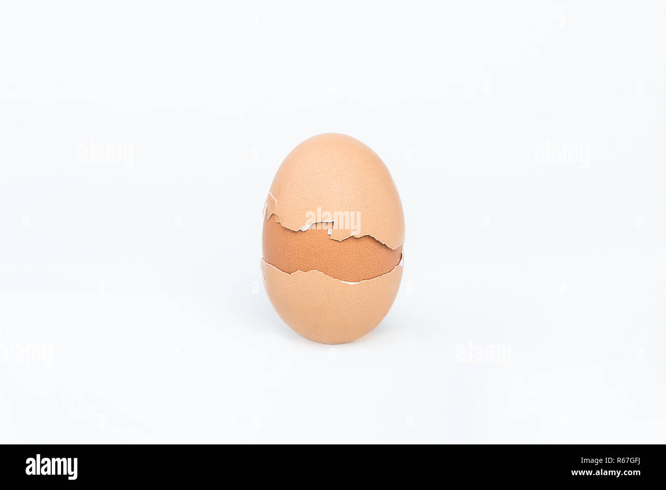 the double egg shell Stock Photo - Alamy