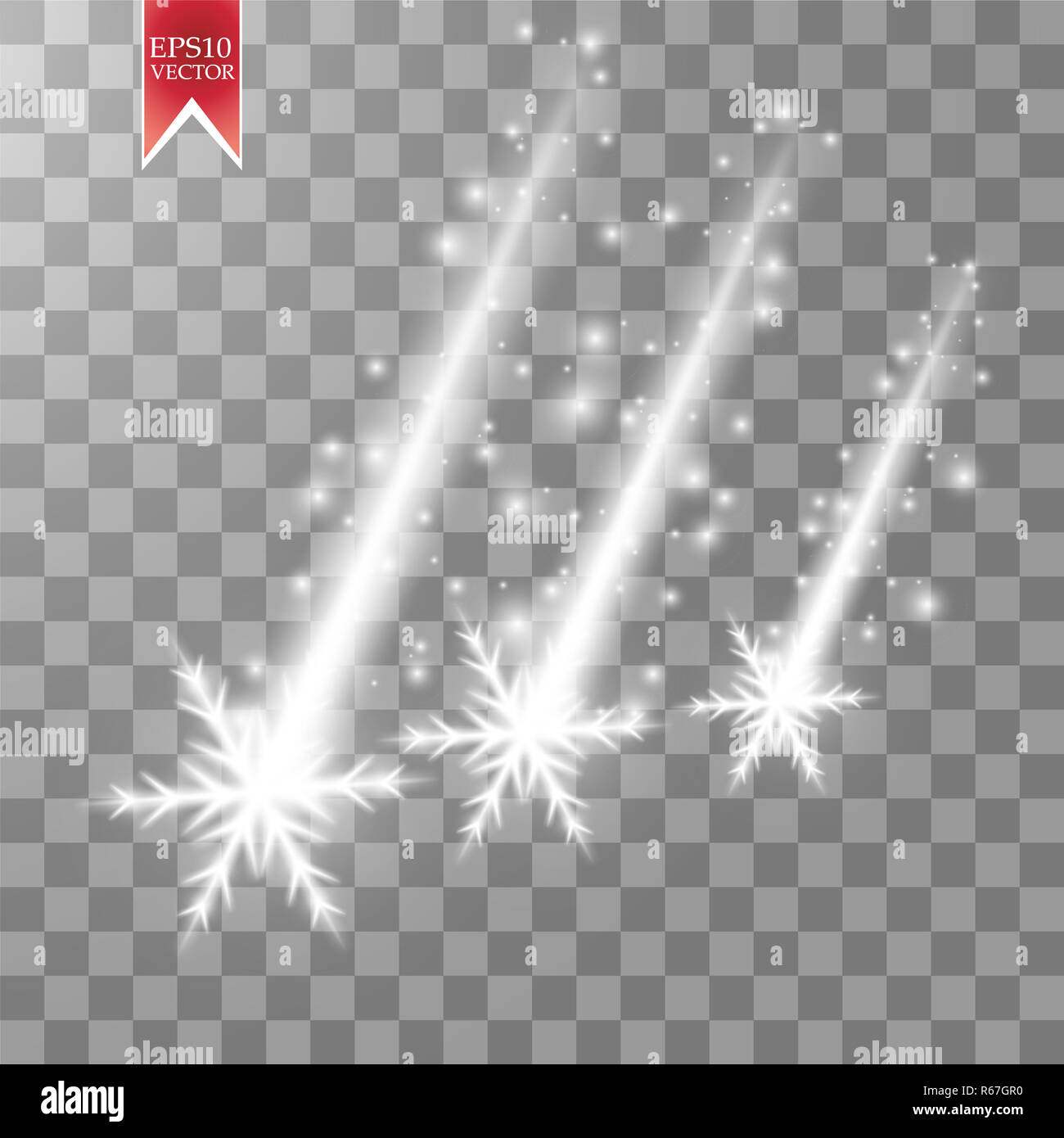 Vector falling snow effect hi-res stock photography and images - Alamy
