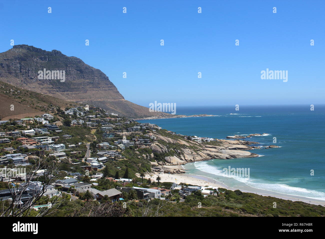 Cape Town South Africa ocean landscape Stock Photo - Alamy