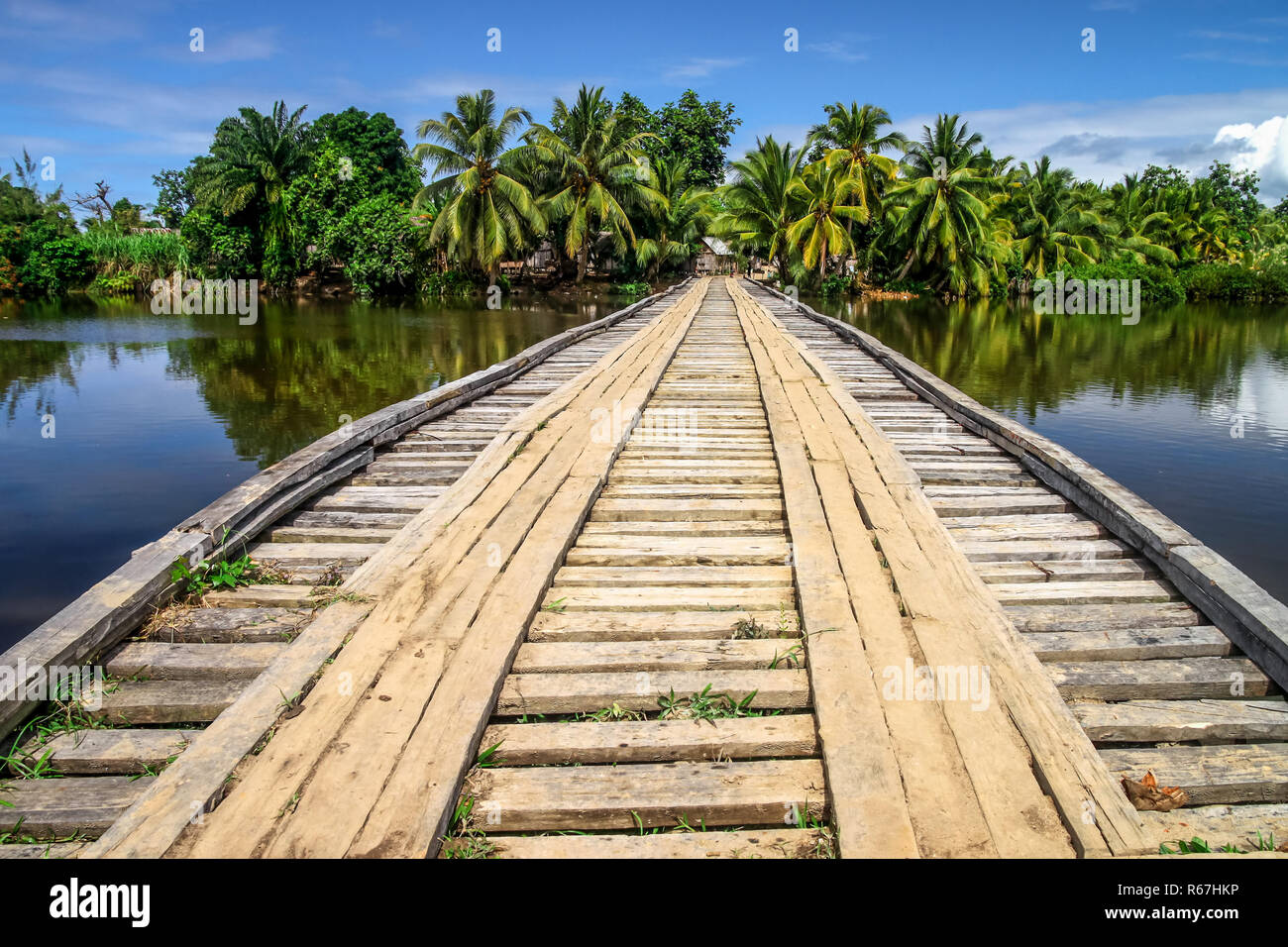 Bridge to paradise Stock Photo - Alamy
