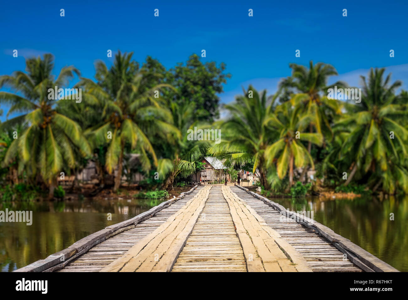 Bridge to paradise Stock Photo - Alamy