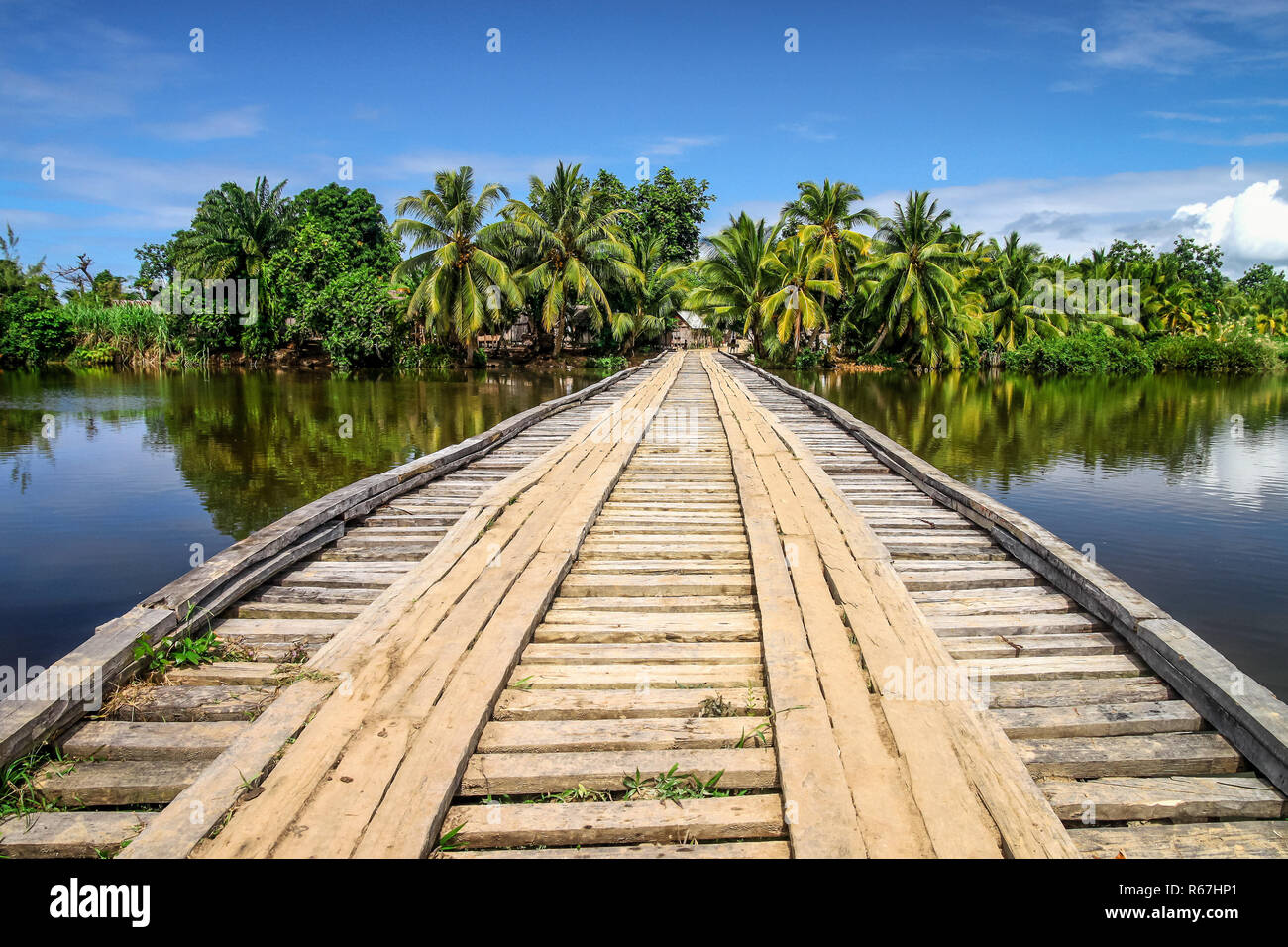 Bridge to paradise Stock Photo - Alamy