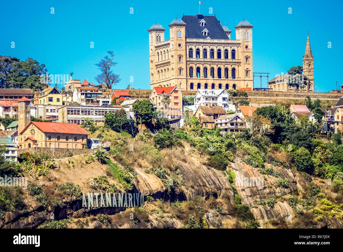 Rova Palace in Antananarivo Stock Photo - Alamy