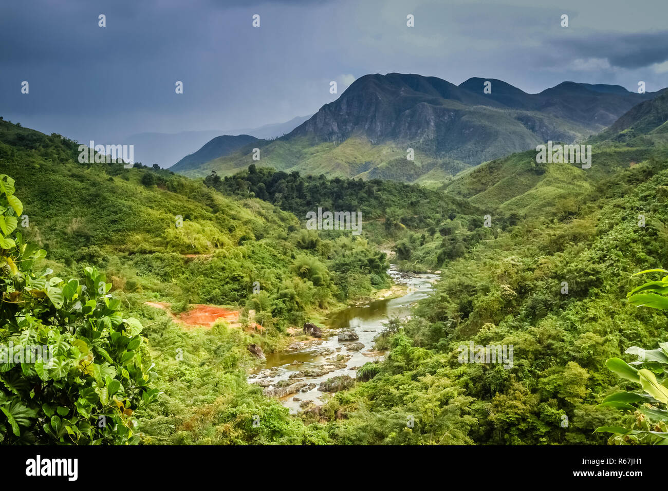 Stunning mountain landscape in Madagascar Stock Photo - Alamy