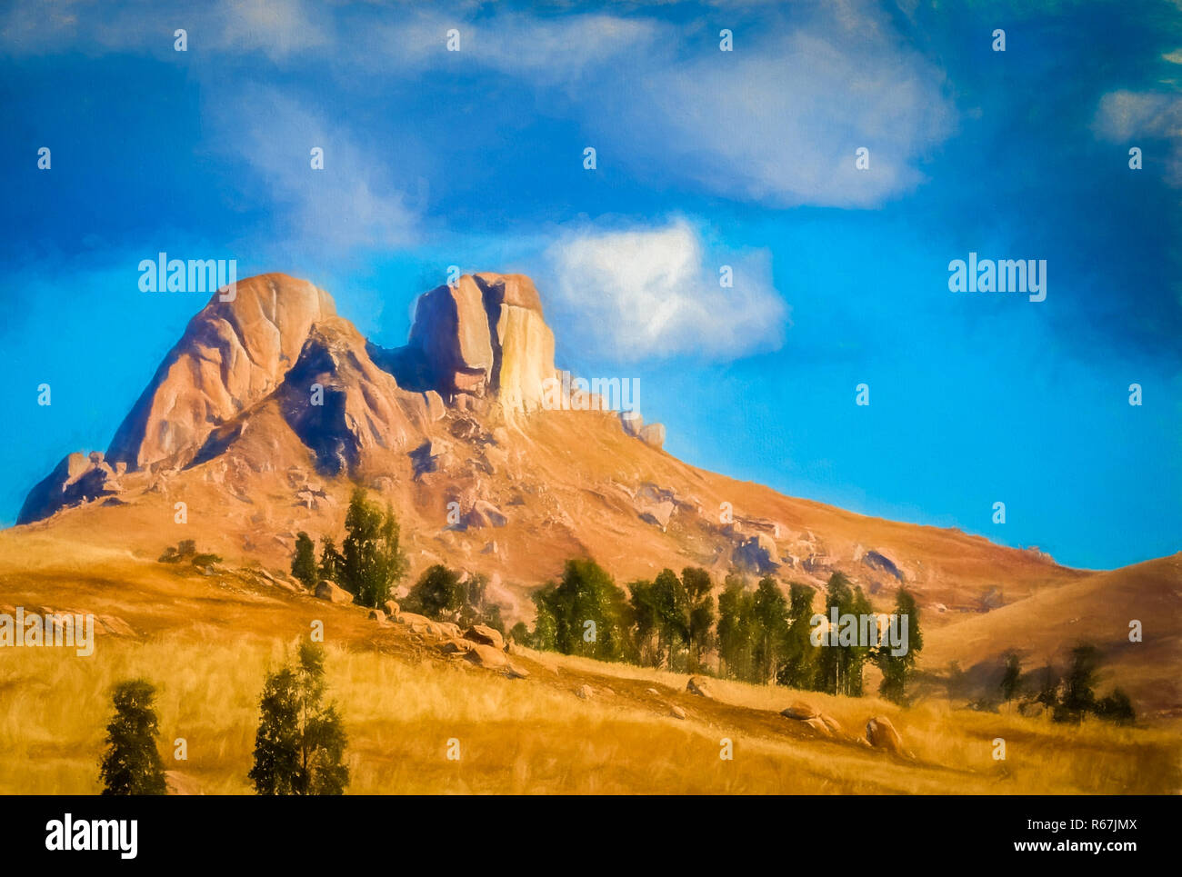 Mountains of Madagascar Stock Photo - Alamy