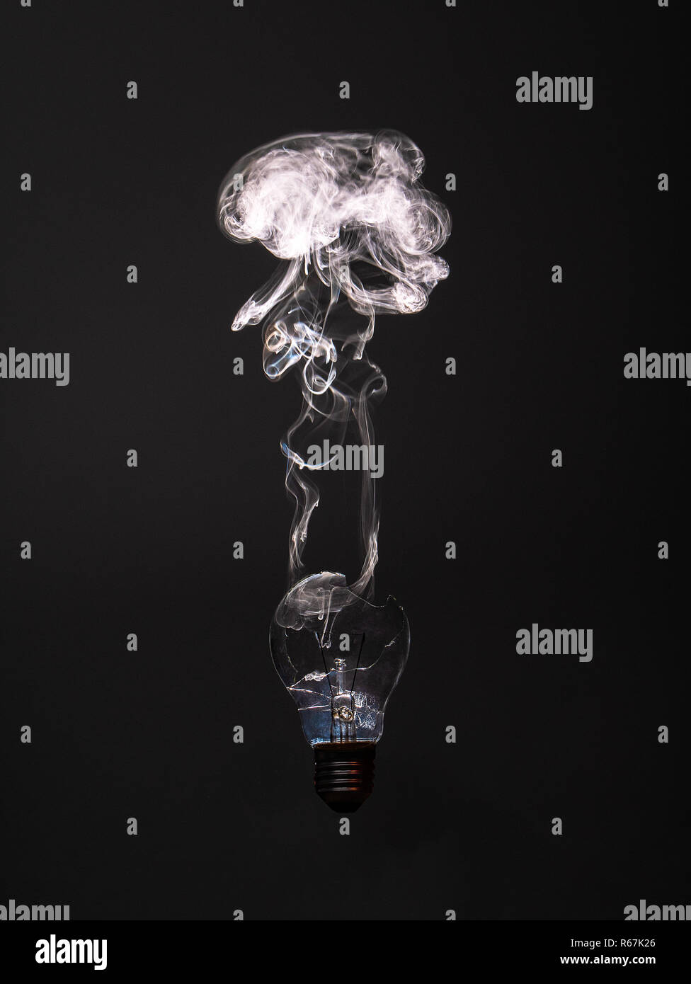 Broken light bulb explosion hi-res stock photography and images - Alamy