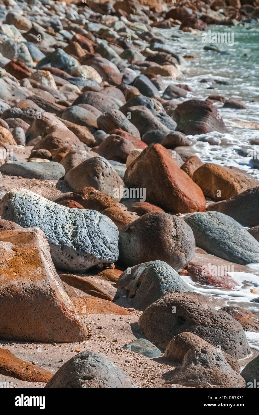 Stones on the beach Stock Photo - Alamy