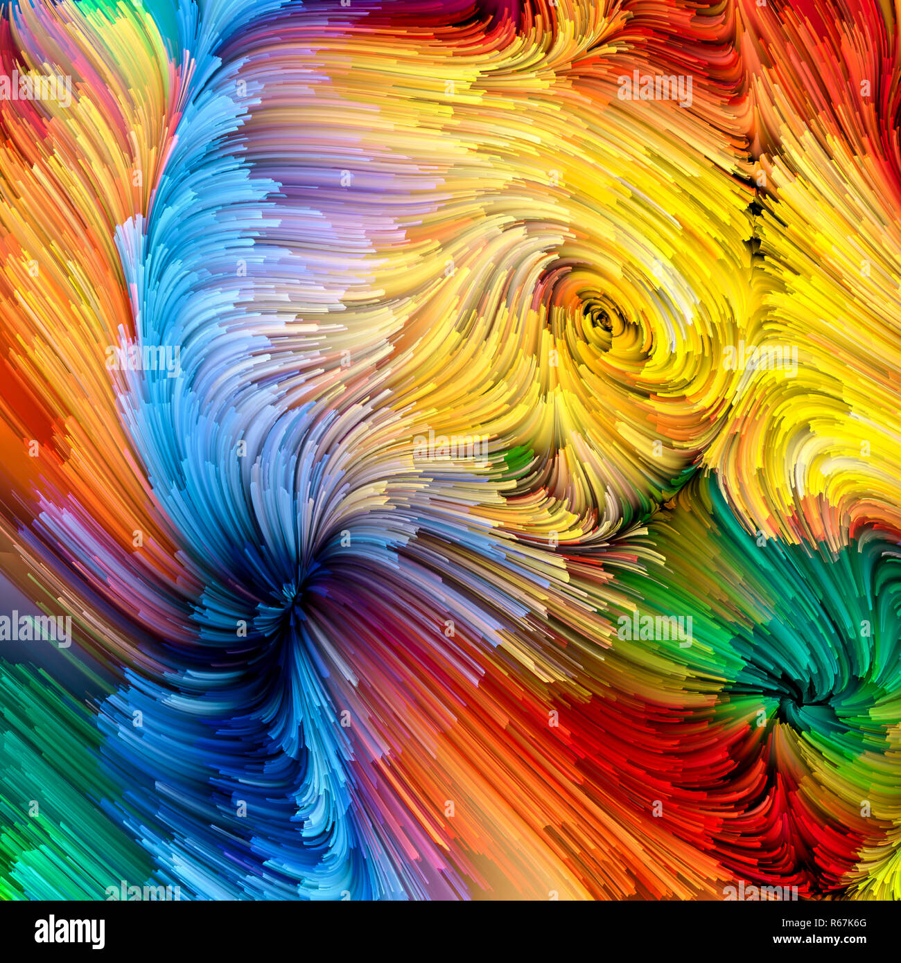 Vision of Liquid Color Stock Photo - Alamy