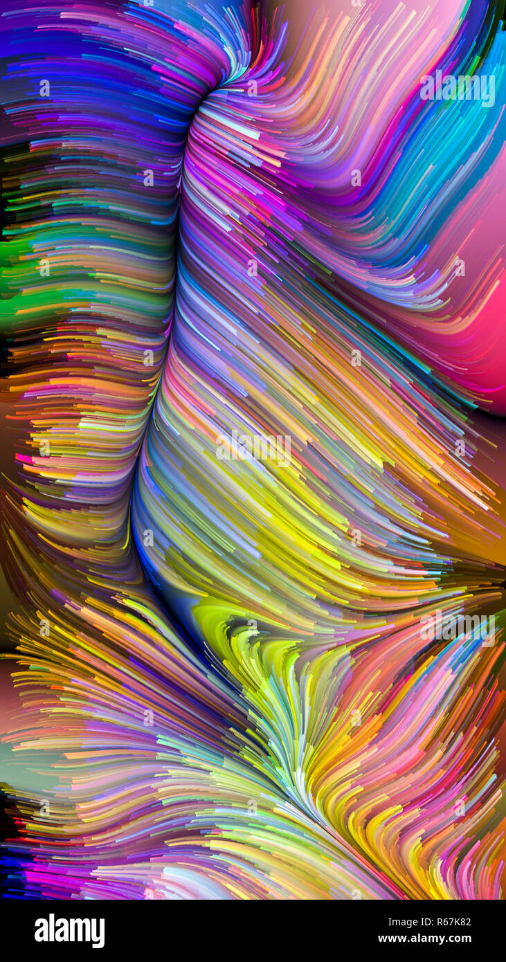Visualization of Liquid Color Stock Photo - Alamy
