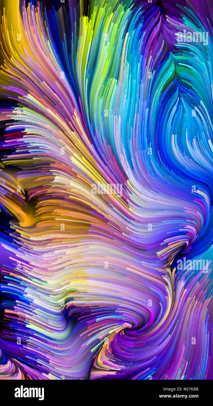 Virtual Liquid Color Stock Photo - Alamy