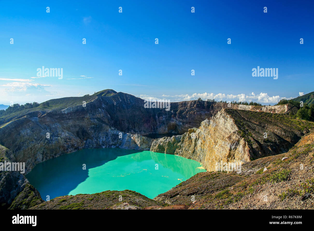 Kelimutu at sunrise Stock Photo - Alamy