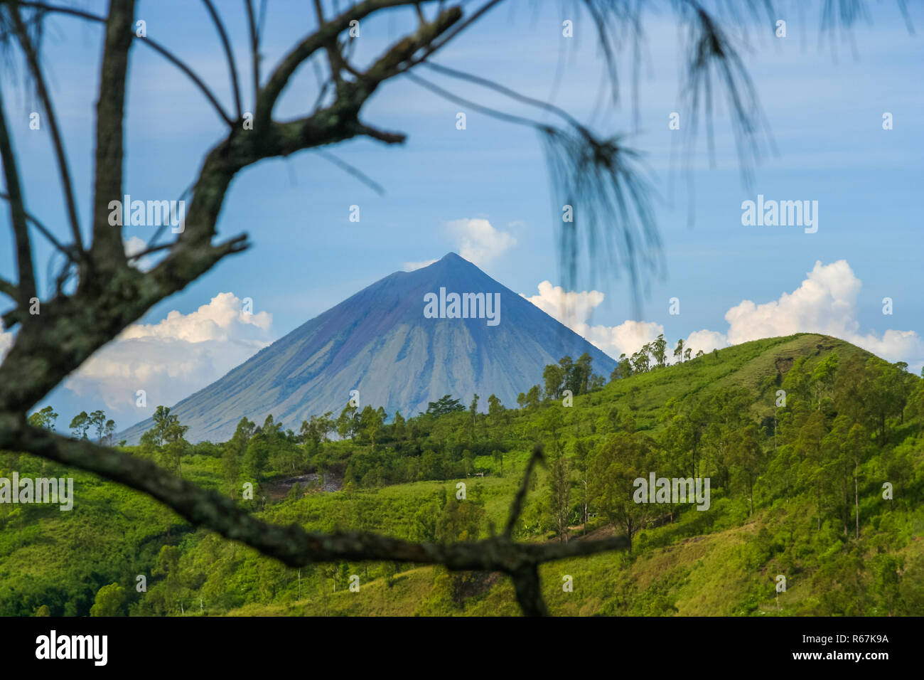 Mount Inarie in Flores Stock Photo - Alamy