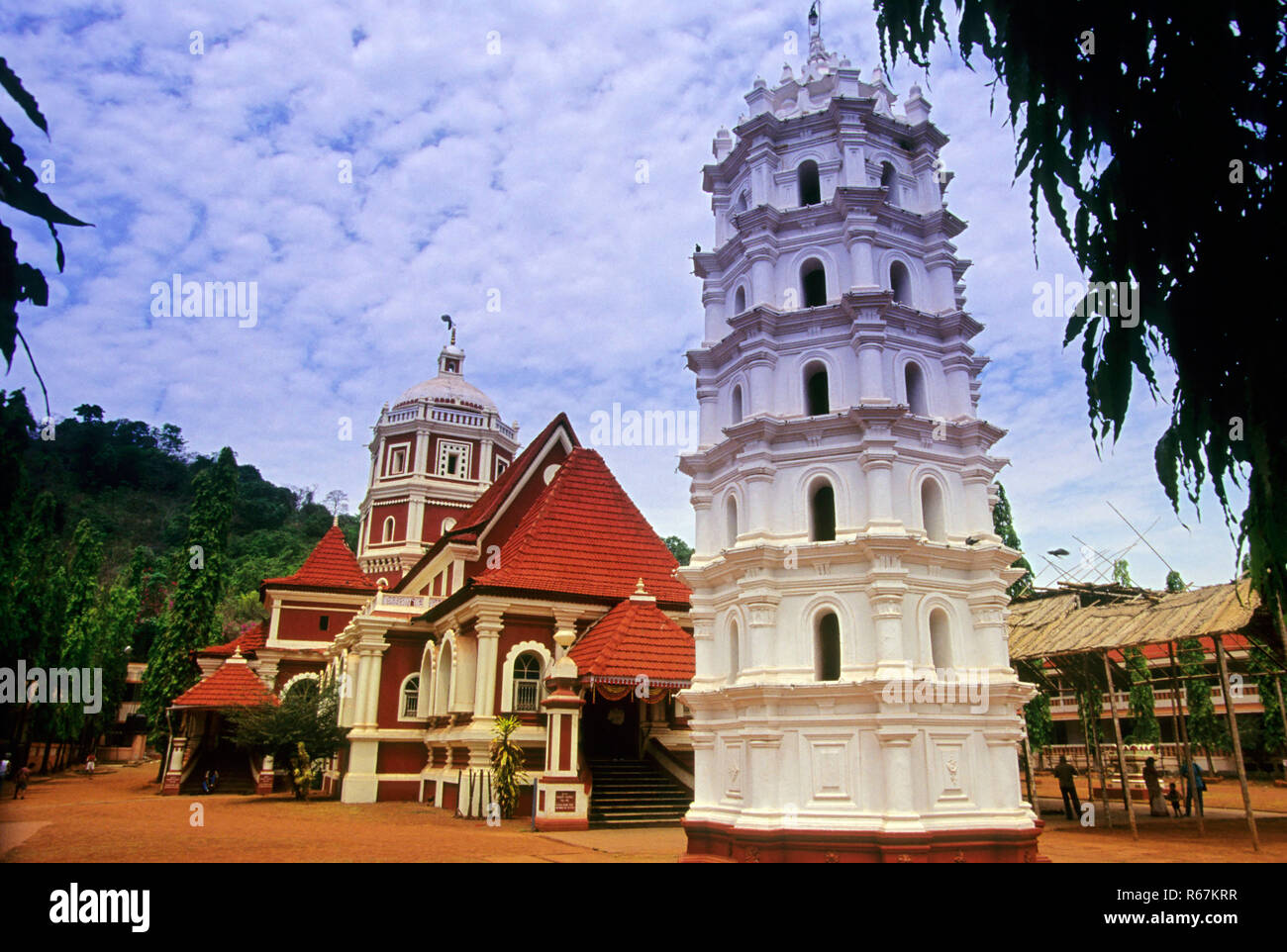 Shanta durga Temple, Ponda, Goa, India Stock Photo - Alamy