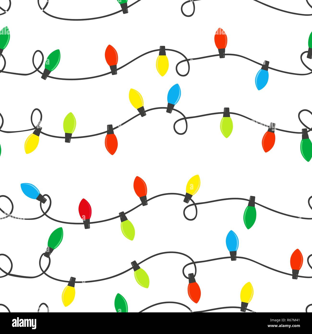 White christmas lights corner hi-res stock photography and images - Alamy