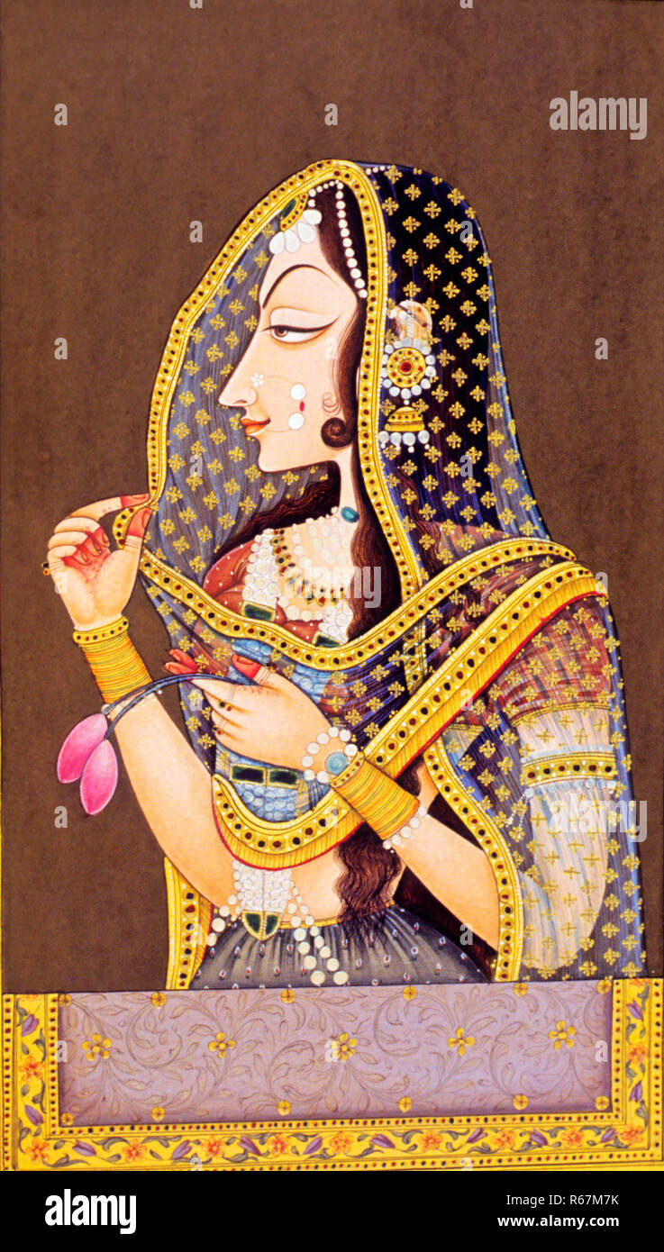 Miniature paintings hi-res stock photography and images - Alamy