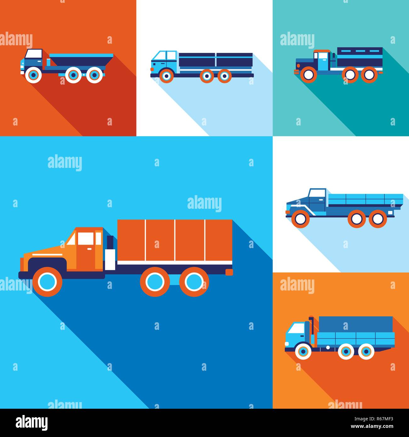 Truck cars Stock Vector Images - Alamy