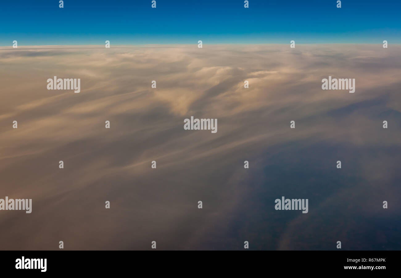 Sky and clouds from above Stock Photo - Alamy