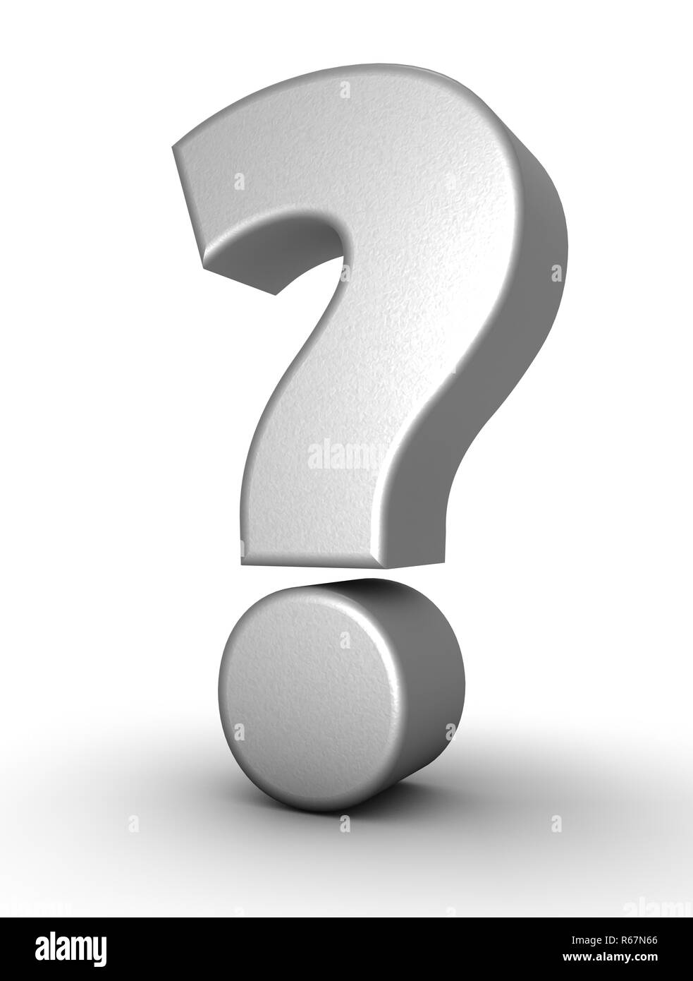 Question mark puzzle 3d rendering hi-res stock photography and images ...