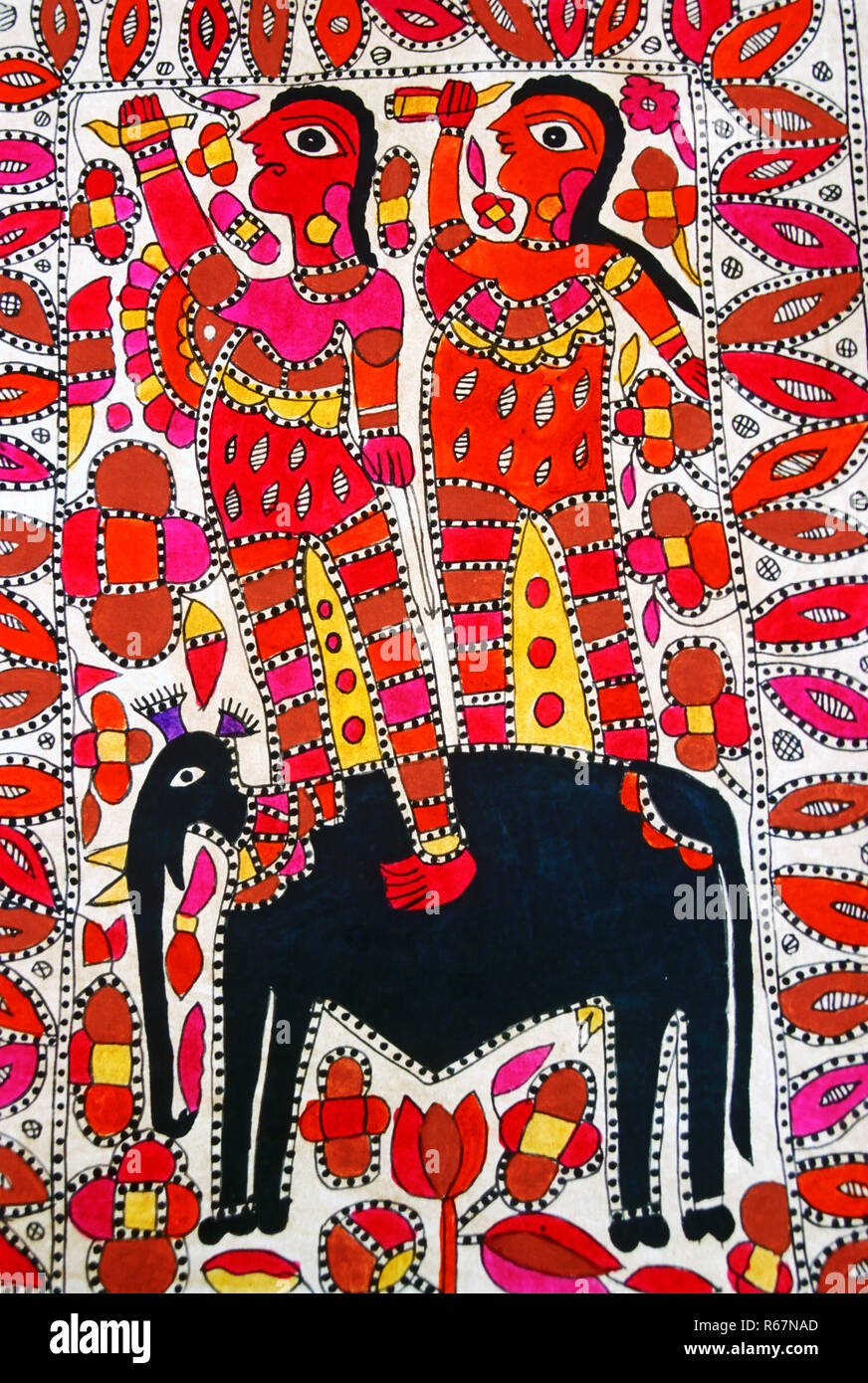Madhubani Painting High Resolution Stock Photography and Images - Alamy