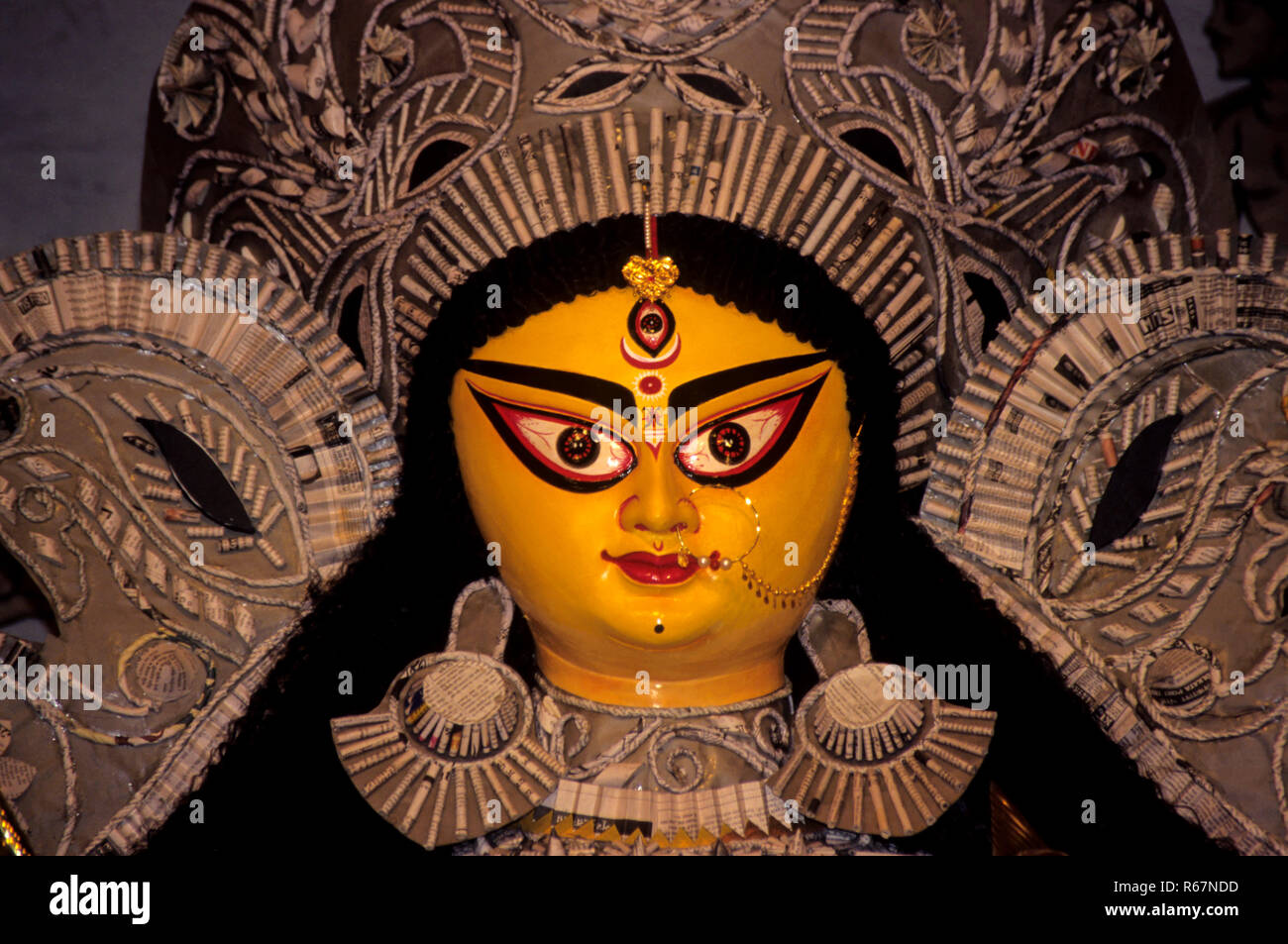 Navaratri durga puja hi-res stock photography and images - Alamy