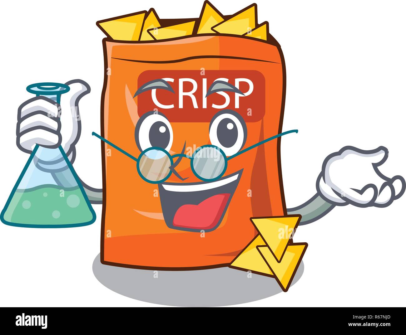 Potato chip analysis Stock Vector Images - Alamy