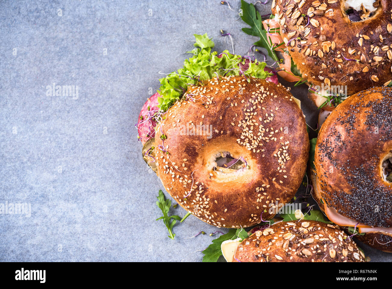 Healthy bagels hi-res stock photography and images - Alamy