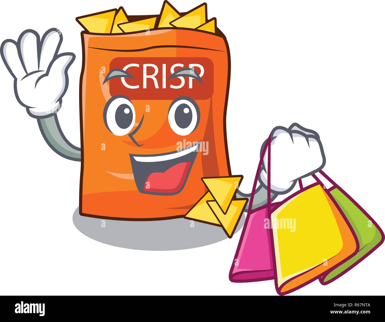 Chip shop chips salt Stock Vector Images - Alamy