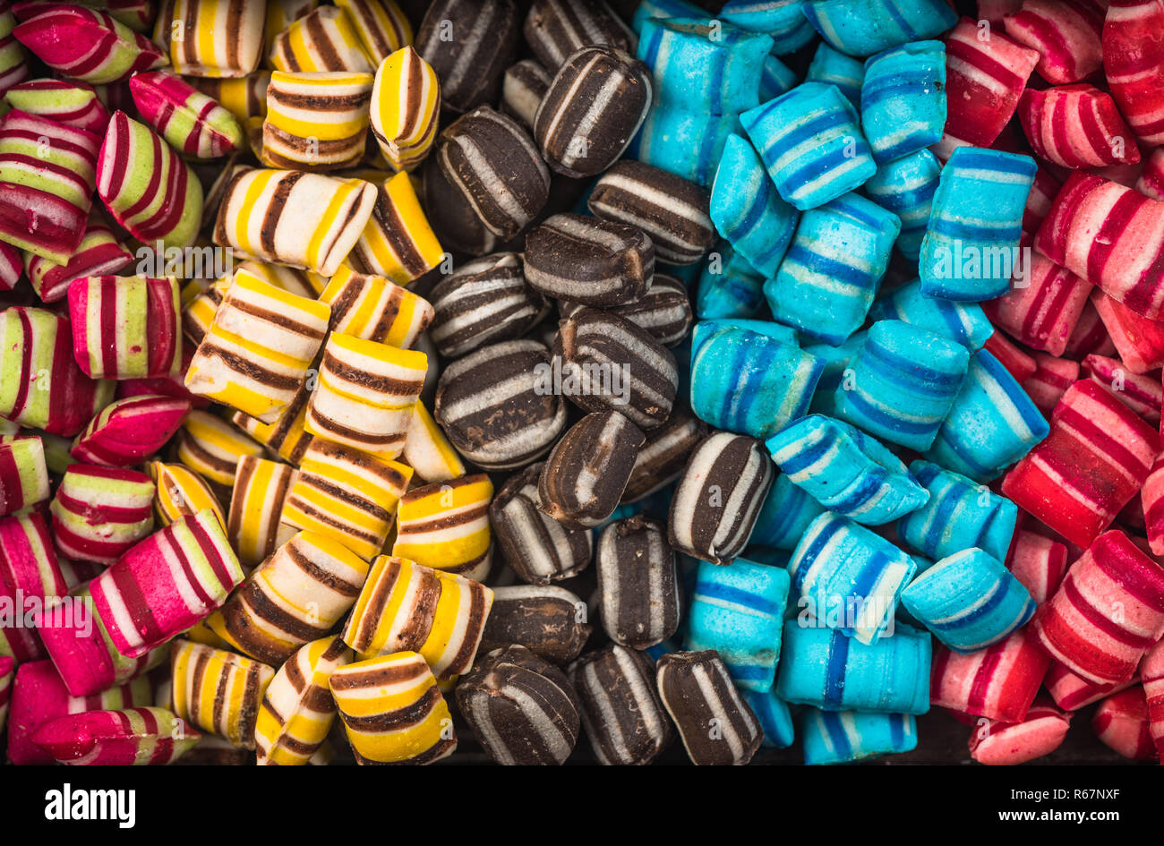 Colorful vibrant candy sweet food background Stock Photo - Alamy