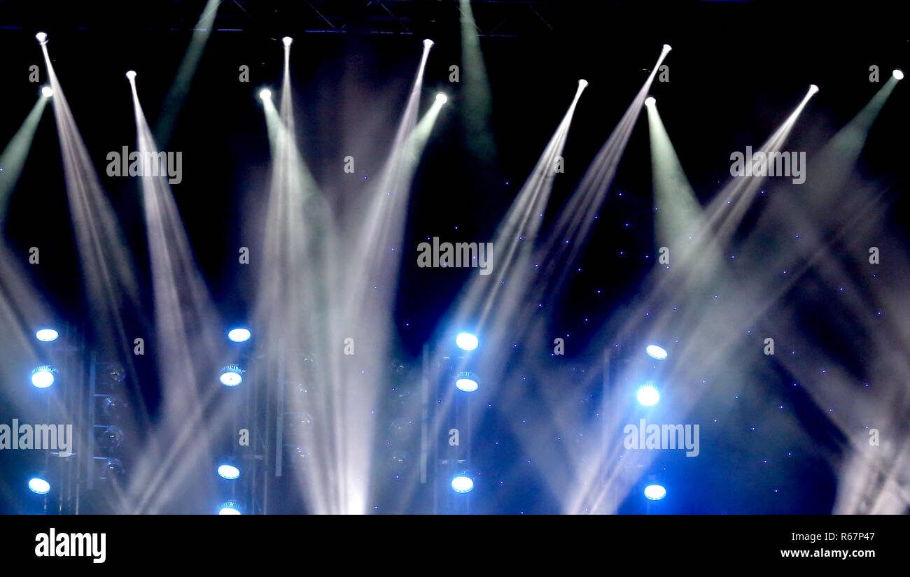 Amazing stage lights Stock Photo - Alamy
