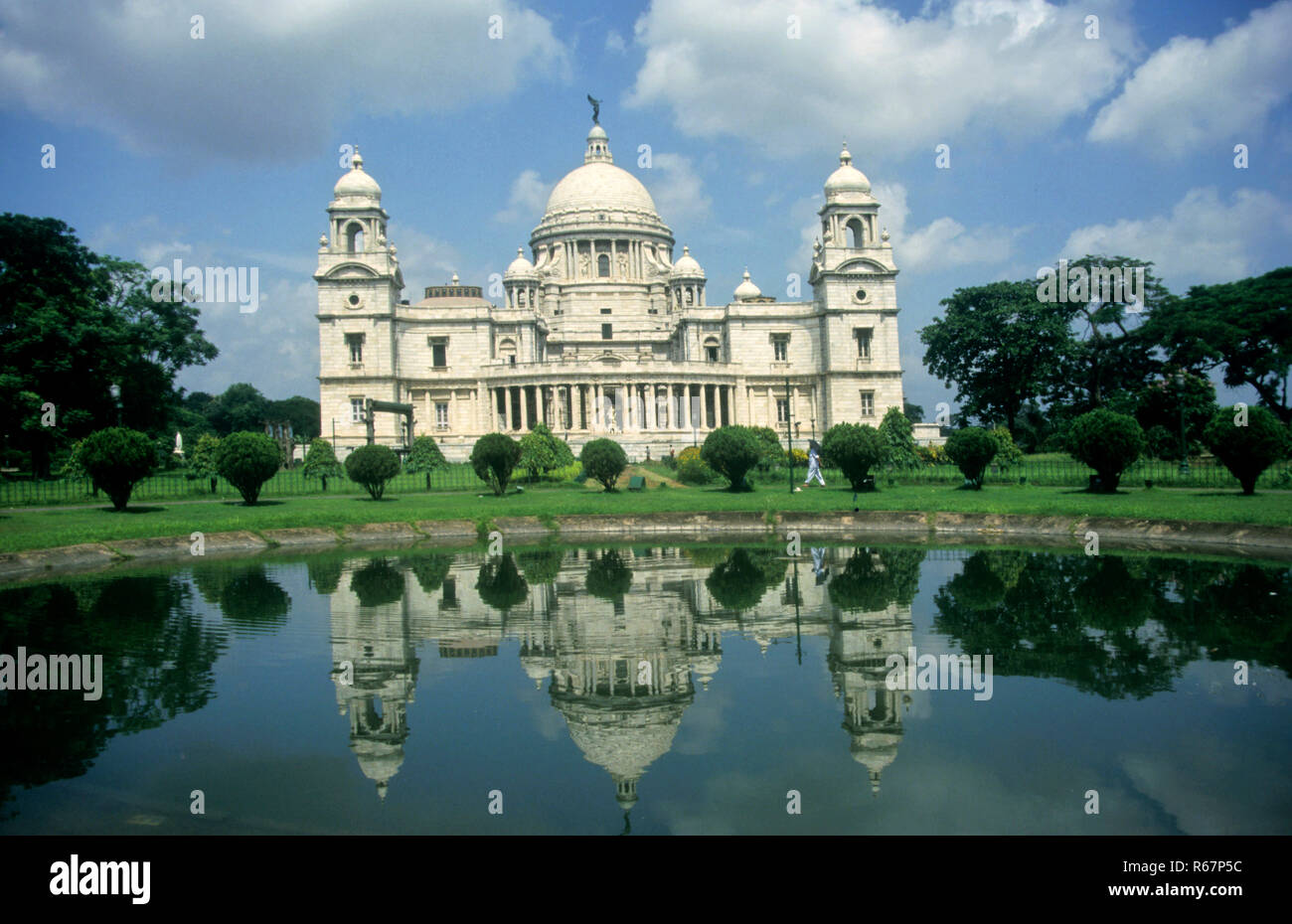 Victoria Memorial building, calcutta, west bengal, India Stock Photo ...