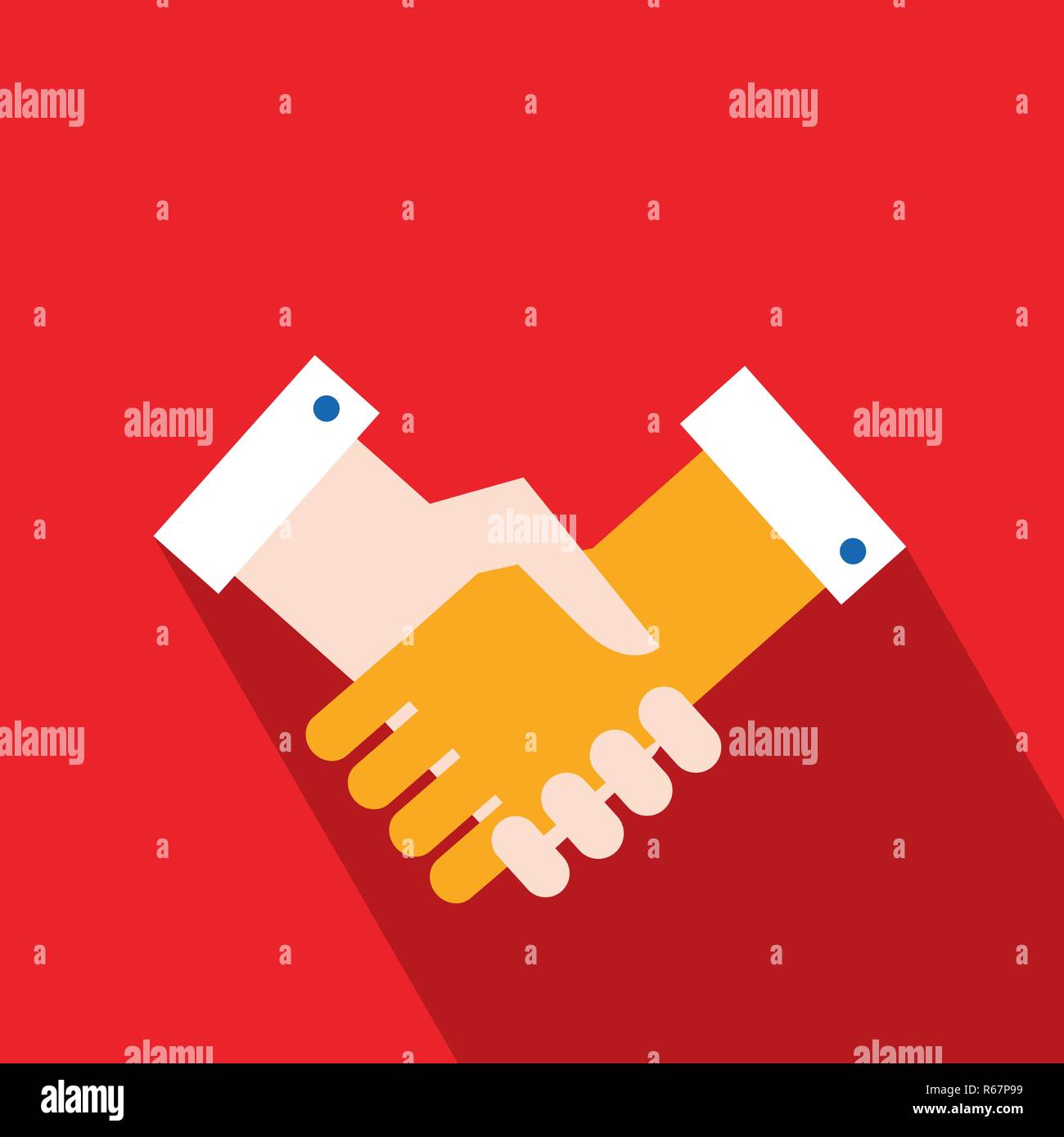Handshake Partnership Successful business concept Vector illustration ...
