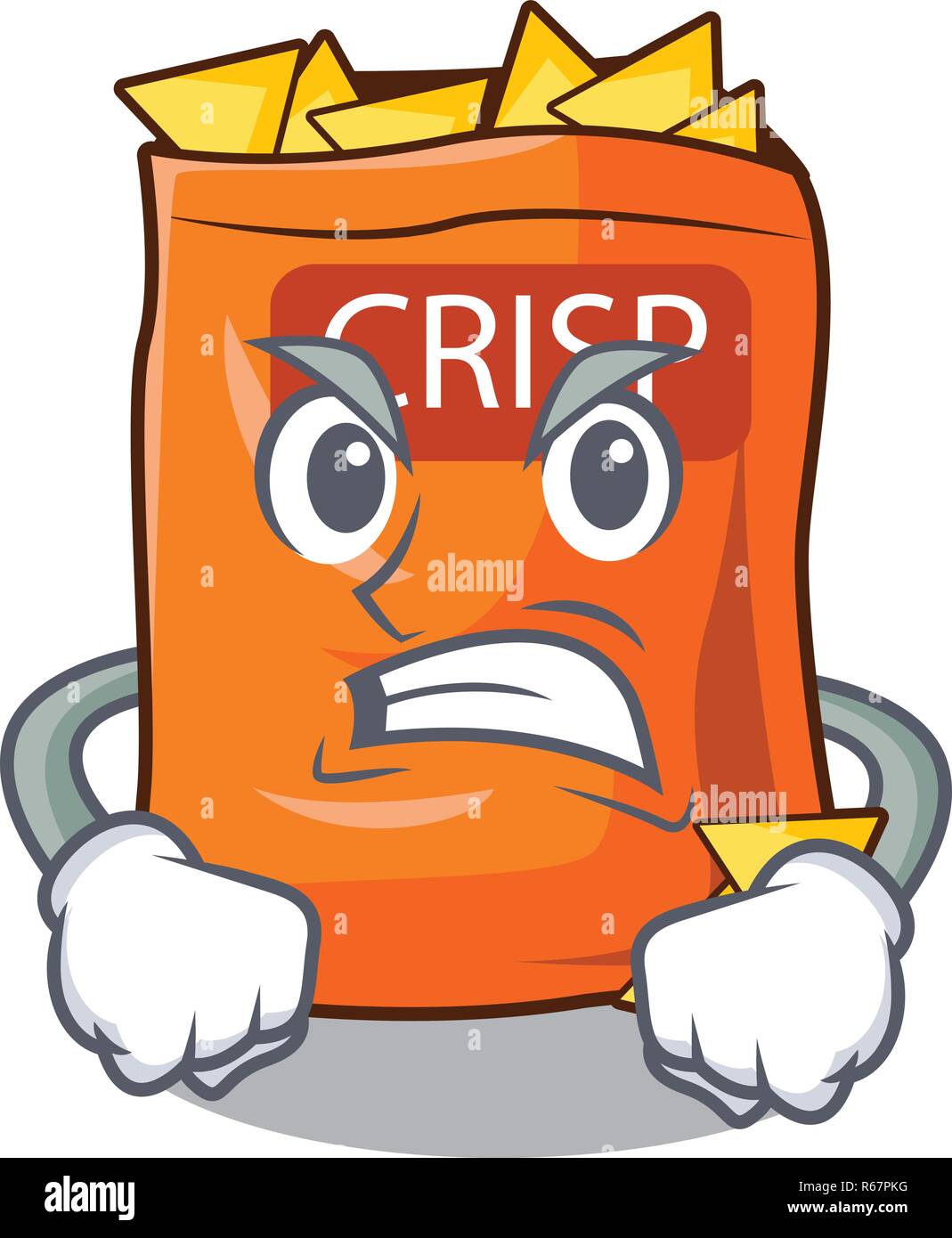 Corrugated chips Stock Vector Images - Alamy