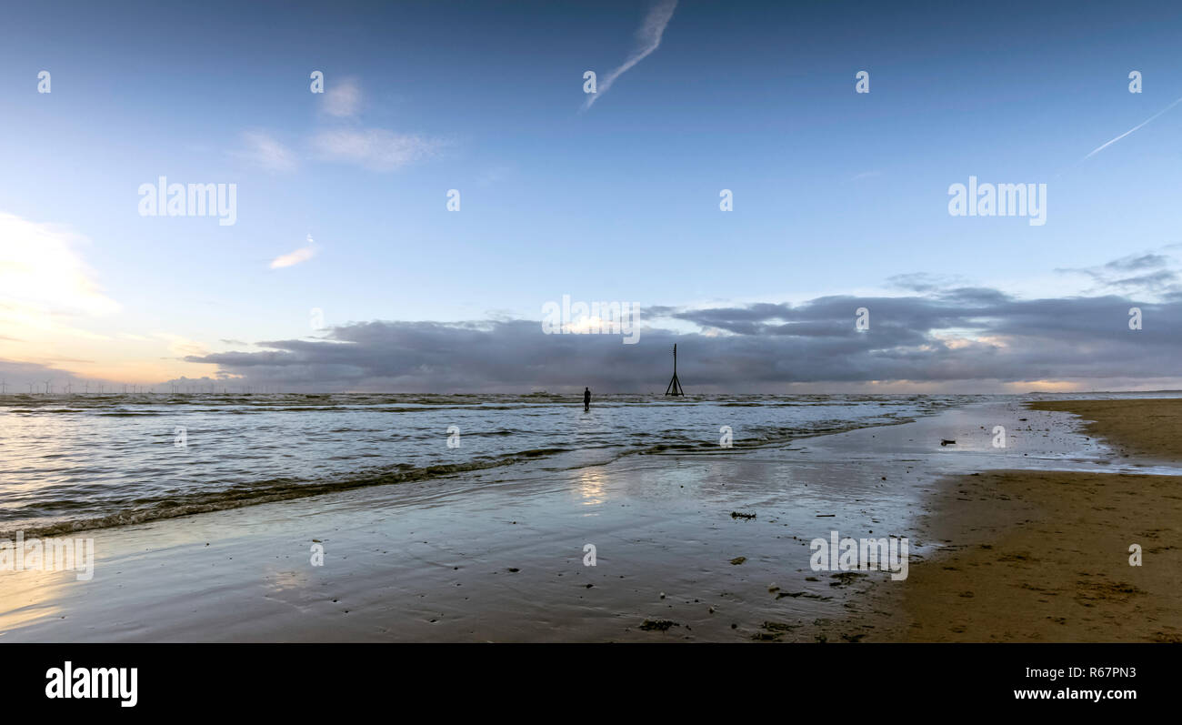 Formby beach statues hi-res stock photography and images - Alamy