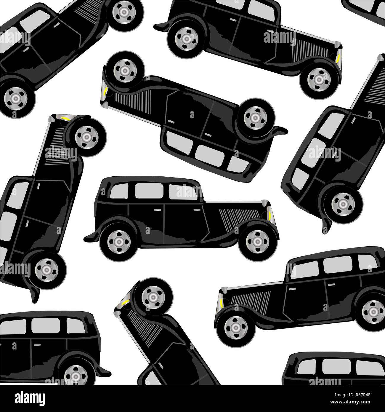 Black car pattern Stock Photo - Alamy