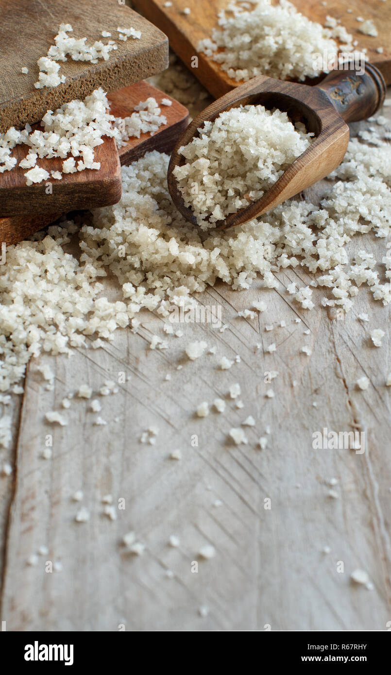 Celtic Grey Sea Salt from France Stock Photo - Alamy