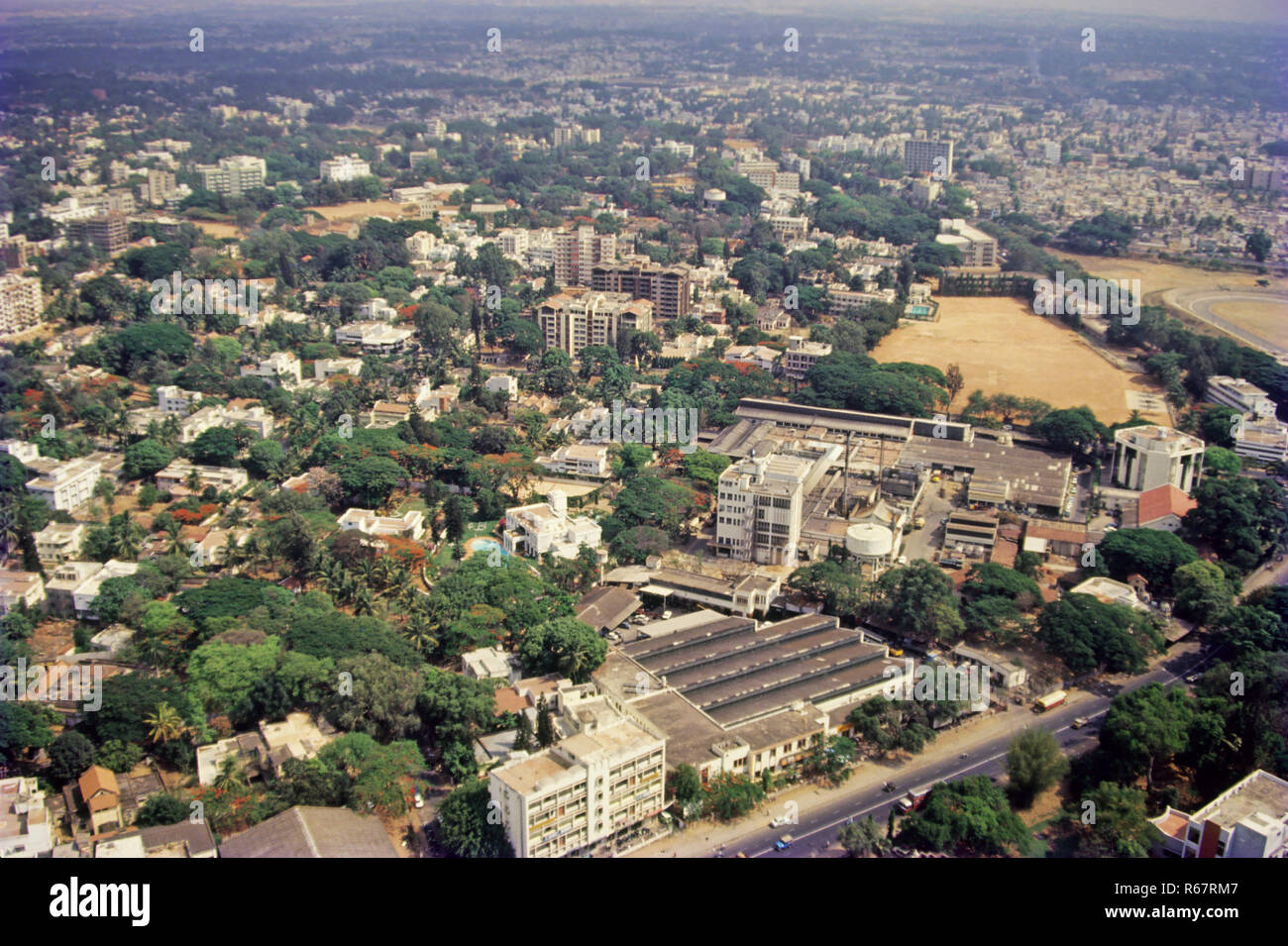 aerial view of bangalore, Karnataka, india Stock Photo - Alamy