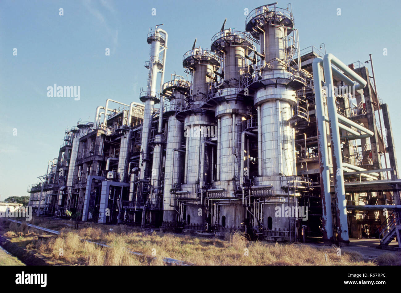 factory of oil refinery, india Stock Photo - Alamy