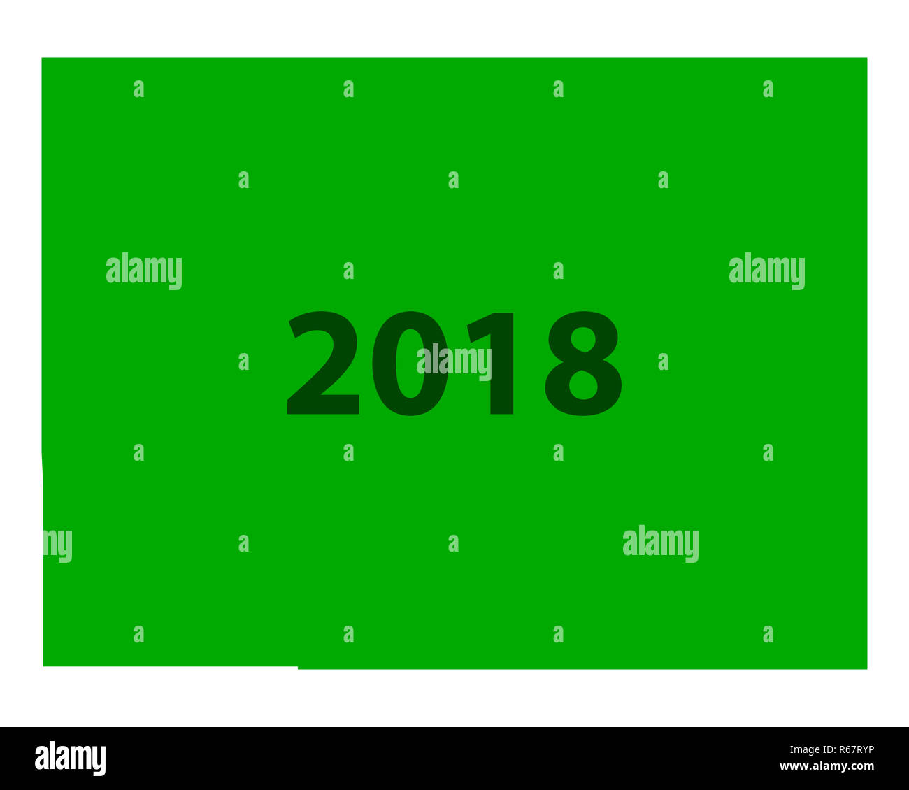 Map of colorado Cut Out Stock Images & Pictures - Alamy