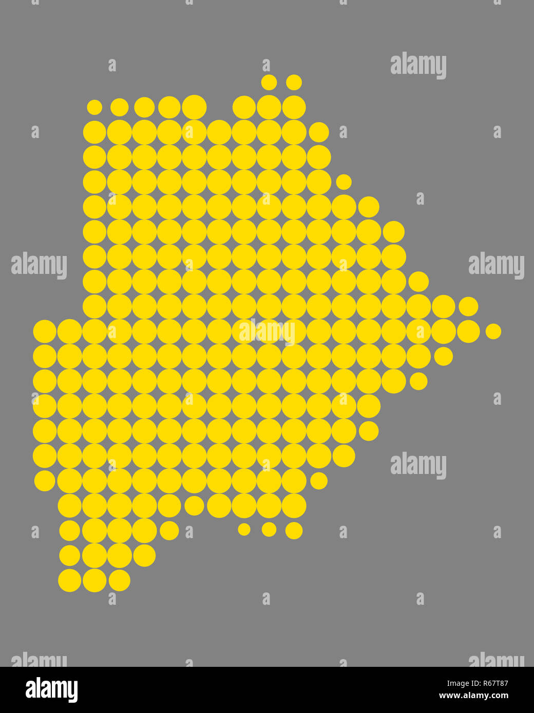 map of botswana Stock Photo - Alamy